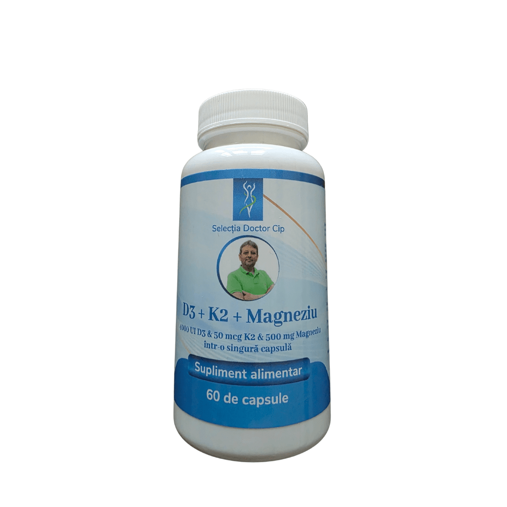 Vitamina D3+K2+Magneziu Selectia Doctor Cip - Doctor Cip - Corpul tău ...